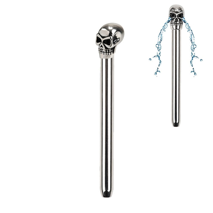 Skull Head Stainless Steel Urethral Sounding Rod Dilator Penis Head ...